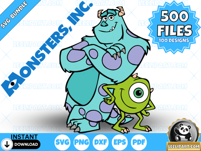 FREE Monsters Inc SVG Cut File for Cricut and Silhouette