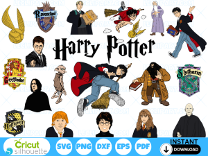 Harry Potter SVG Bundle Cut Files for Cricut and Silhouette