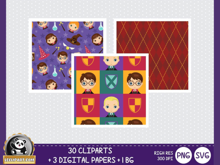 Cute Harry Potter SVG Collection Cut Files for Cricut and Silhouette