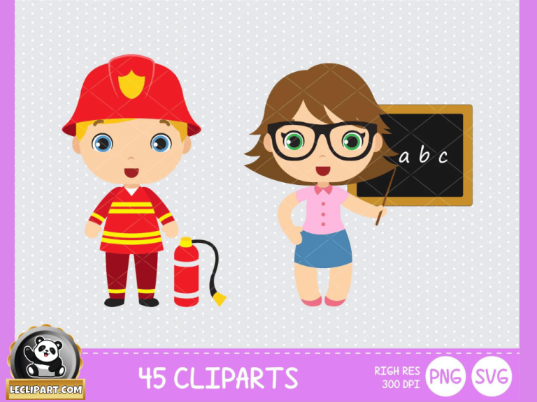 Cute Professions SVG Collection Cut Files for Cricut and Silhouette