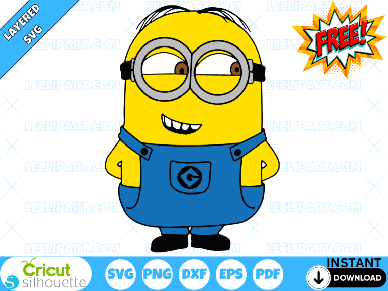 FREE Minions SVG Cut File for Cricut and Silhouette