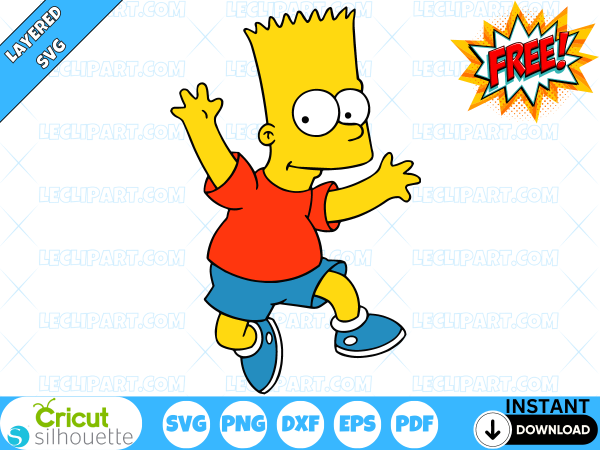 FREE The Simpsons SVG Cut File for Cricut and Silhouette
